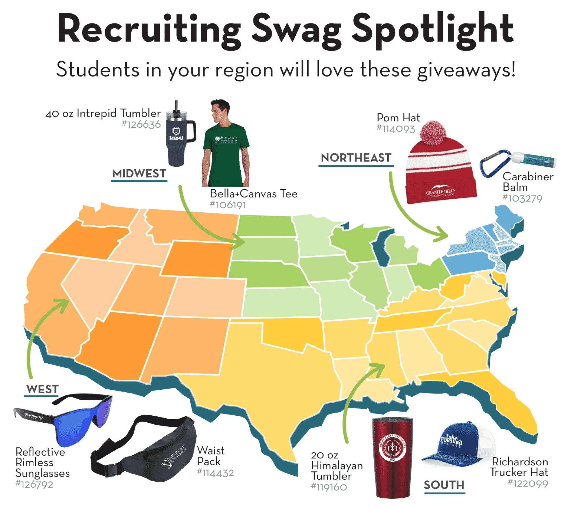 Smart University Recruiting Strategy: Swaying Students with Swag | Crestline