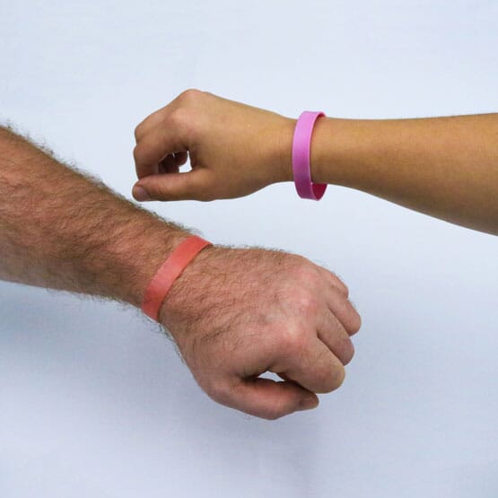 Chameleon Color Changing Bracelet (1 side) | Promotional Bracelets ...