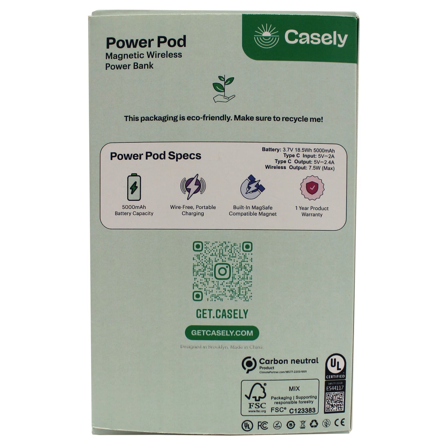 Casely Power Pod Magnetic Power Bank | Crestline