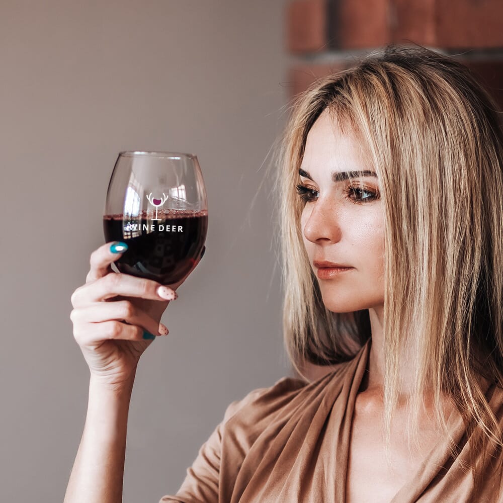 9 Oz Libbey Stemless Wine Glass Promotional Giveaway Crestline